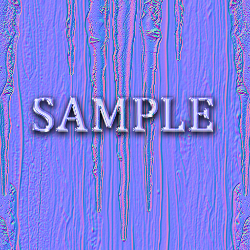 Second Life Marketplace - Zoy Texture [ Crystalline Icicle 01 ] Normal Map